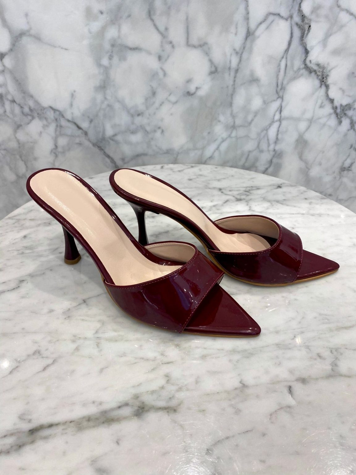 Maroon Slippers - Dazza